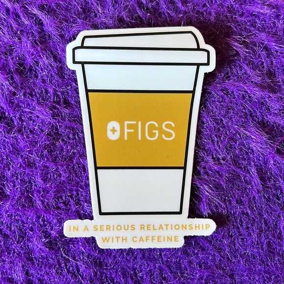 Office | Figs In A Serious Relationship With Caffeine Sticker | Poshmark